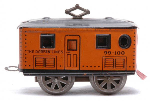 Dorfan 145 Clockwork Loco Orange Body Circa 1925