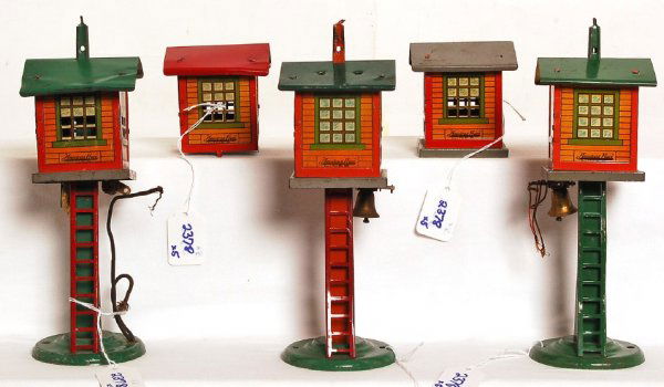 2378: Two American Flyer 92 and one 214 watchman towers