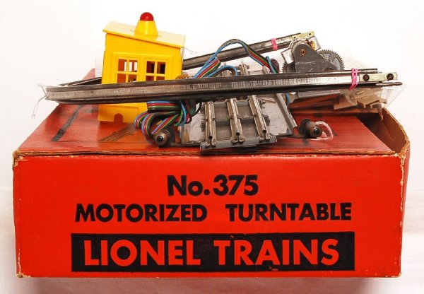 2839: Lionel 375 motorized turntable in OB - Nov 15, 2008 | Stout ...