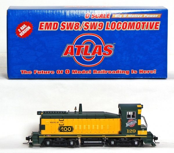 965: EMD SW8 diesel locomotive, CNW OB