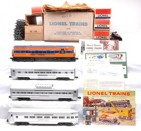 Lionel 2270w Jersey Central Aluminum Pass Ln Ob