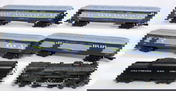 Lionel Baltimore Ohio Passenger Set, 8304 4 Cars