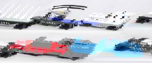 3279: Lionel 2527 US Army military train set in box