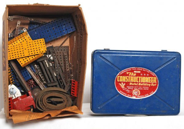 599: Box of The Constructioneer Metal Building Set