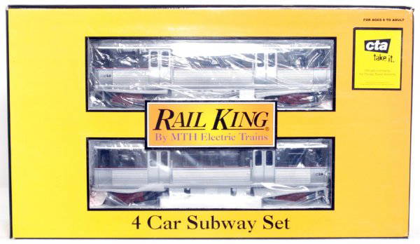 MTH Rail King 30-2175-1 CTA four car set in OB - May 29, 2009 | Stout ...