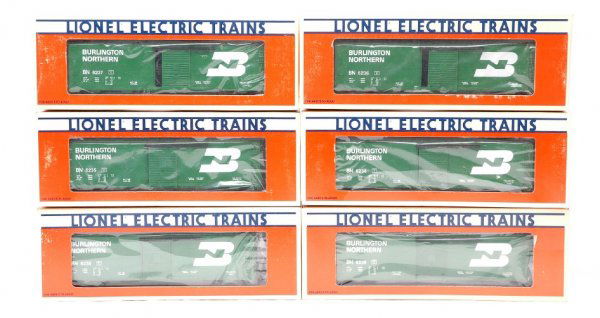 168: Lionel BN 6324 6325 6326 6327 6328 6329 MINT OBs