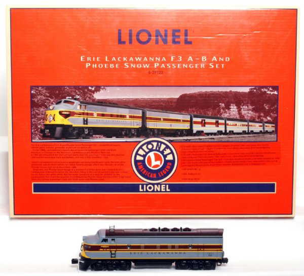 118: Lionel 29122 Erie Lackawanna F3 A-B Phoebe Snow