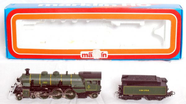 515: Marklin HO 3092 K.Bay. STS. B. 3673 steam in OB