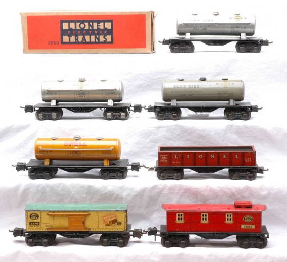 Lionel Four 2680 Tank Cars 2677 2679 2682