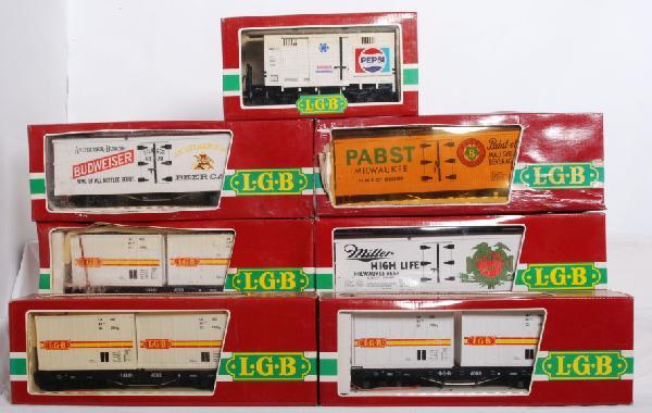 7 Lgb Beer Reefers, And Flats With Trailers