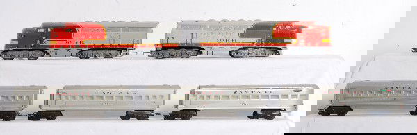 Marx Santa Fe diesel passenger train - Sep 24, 2010 | Stout Auctions in IN