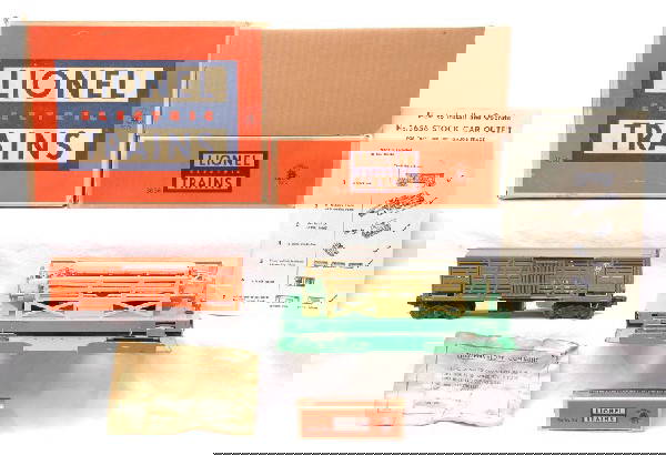 Lionel 3356 Operating Cattle Car And Corral Boxed