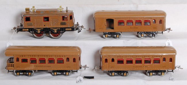 1132: Ives 3236R loco, 170, 171, 172 pass. cars