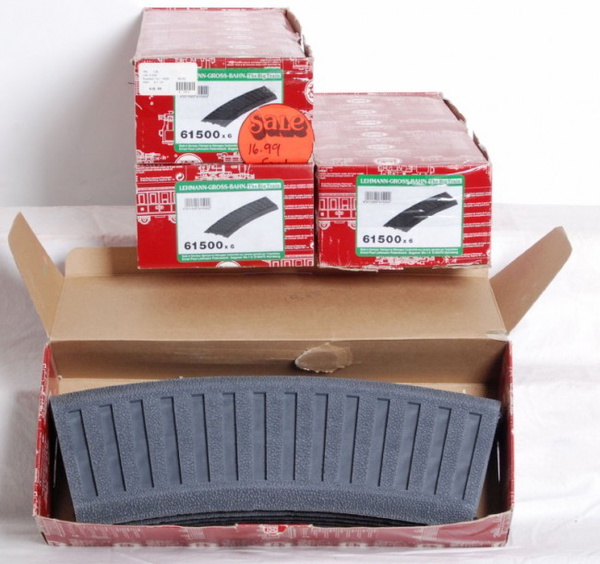Lgb 61500 Curved Roadbed Four Boxes