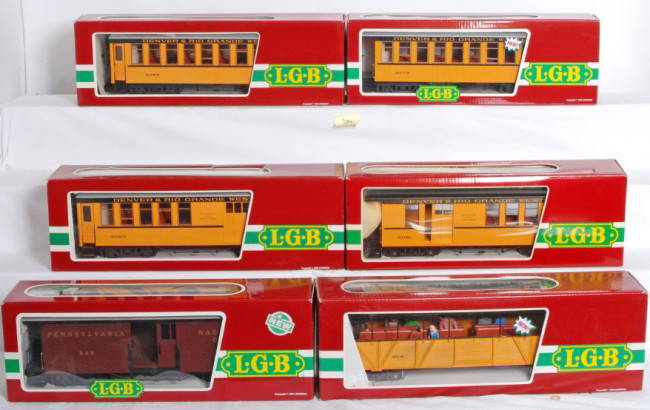 Lgb Rio Grande 6 Car Pass Set 3026, 3080, Etc.
