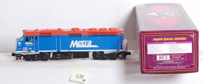 638: MTH Metra F40PH loco with Proto 2.0 - Jan 08, 2011 | Stout ...