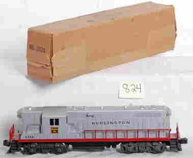 Lionel No. 2328 Burlington Route GP-7 diesel in OB