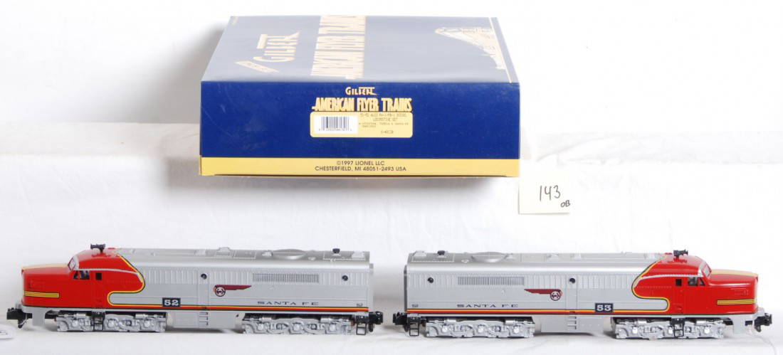 American Flyer Santa Fe Alco Pa 1 A A Set