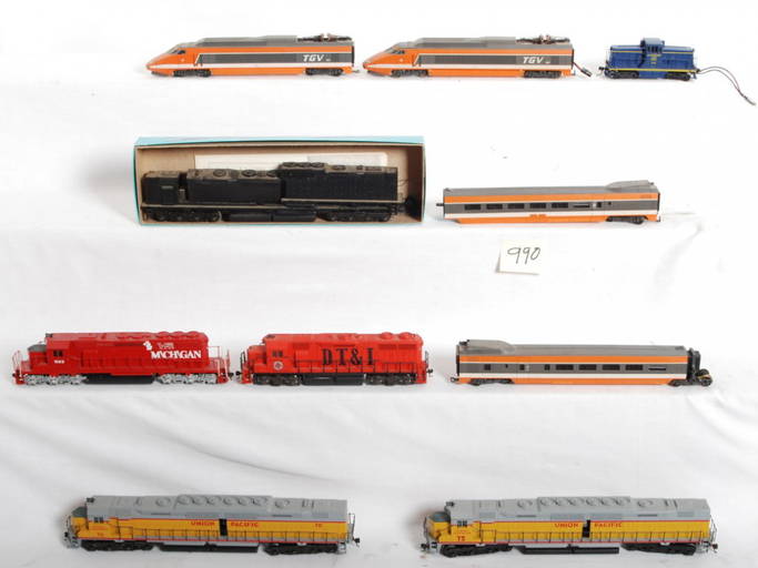 6 Ho Locos And Tgv Train Set