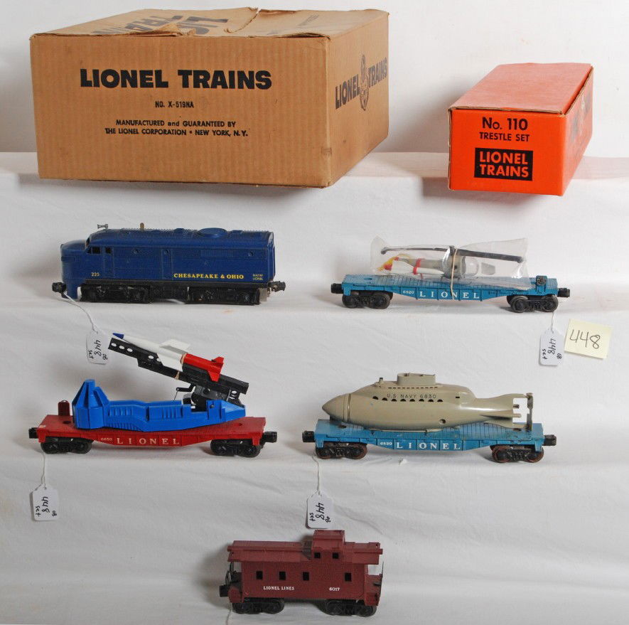 Lionel No. X 519na 225 C&o Diesel Freight Set In O