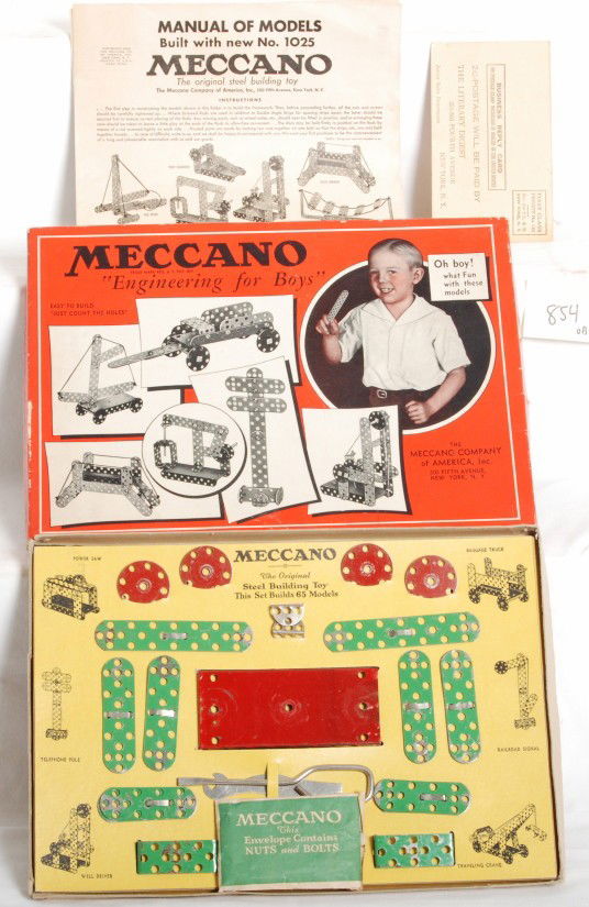 Gilbert Meccano 1025 set - Sep 24, 2011 | Stout Auctions in IN
