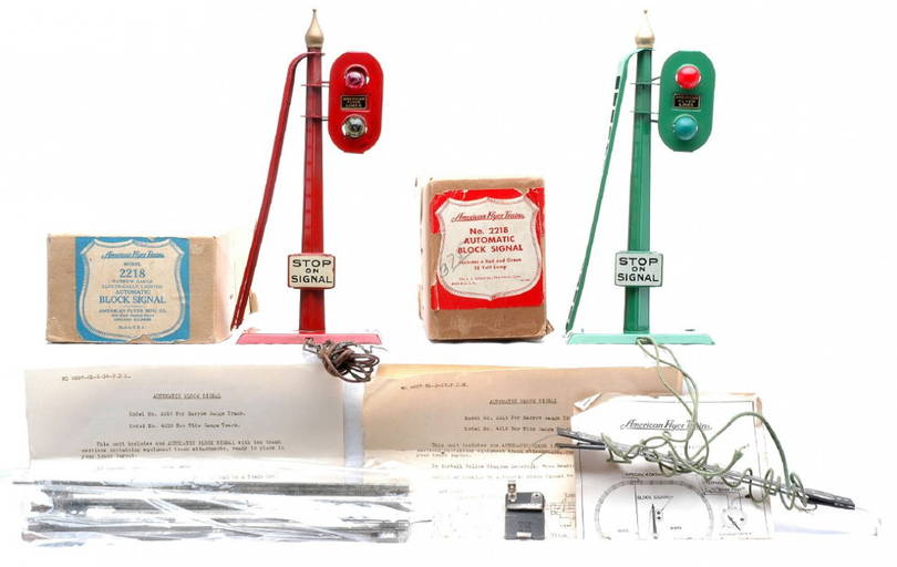 Am Flyer Two 2218 Automatic Block Signals Obs