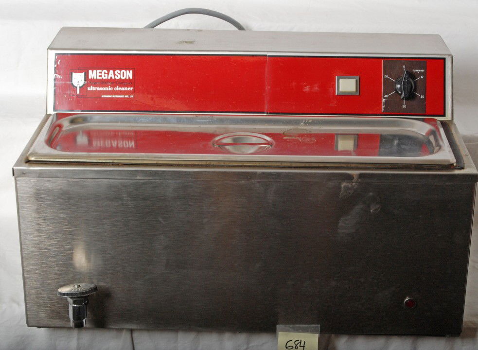 Megason ultrasonic cleaner - Jan 20, 2012 | Stout Auctions in IN 47993