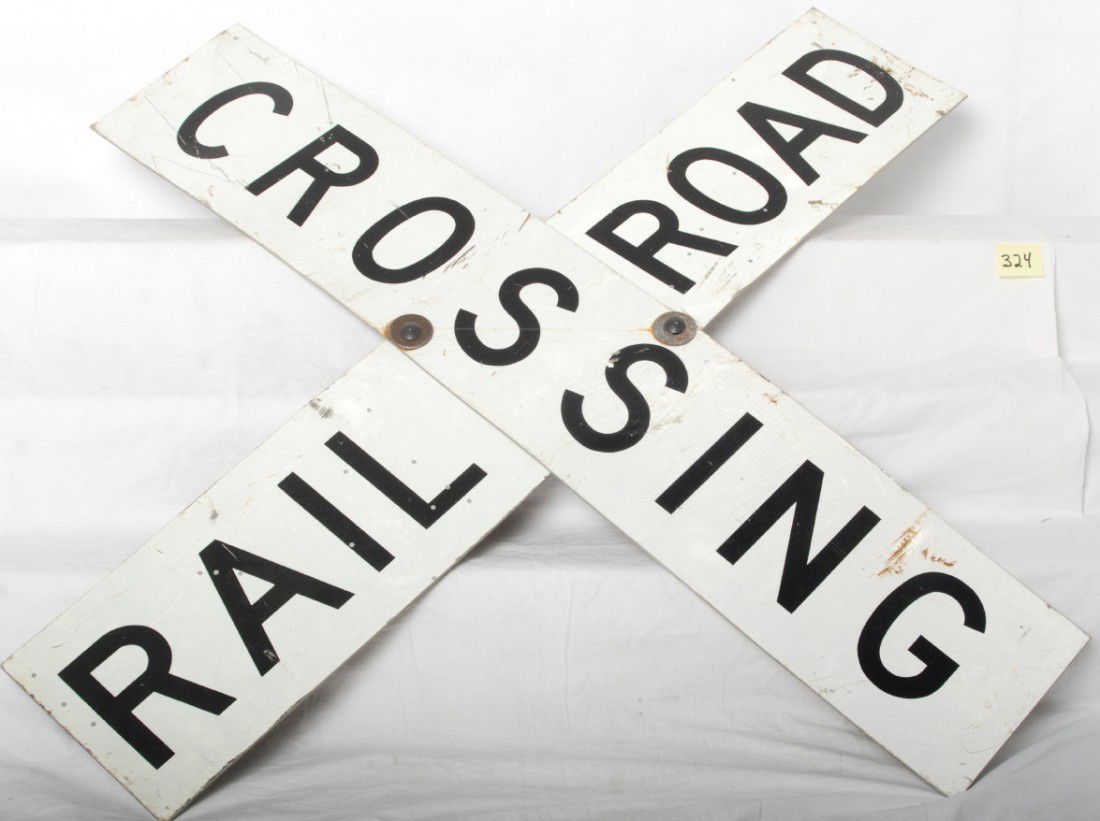 Modern Full Size Railroad Crossbucks