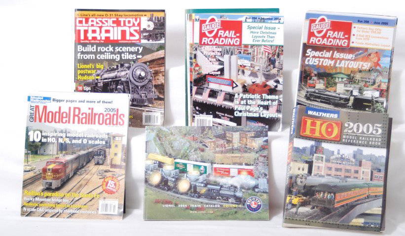 20 Issues O Gauge Railroading, Ctt, Catalogs Etc