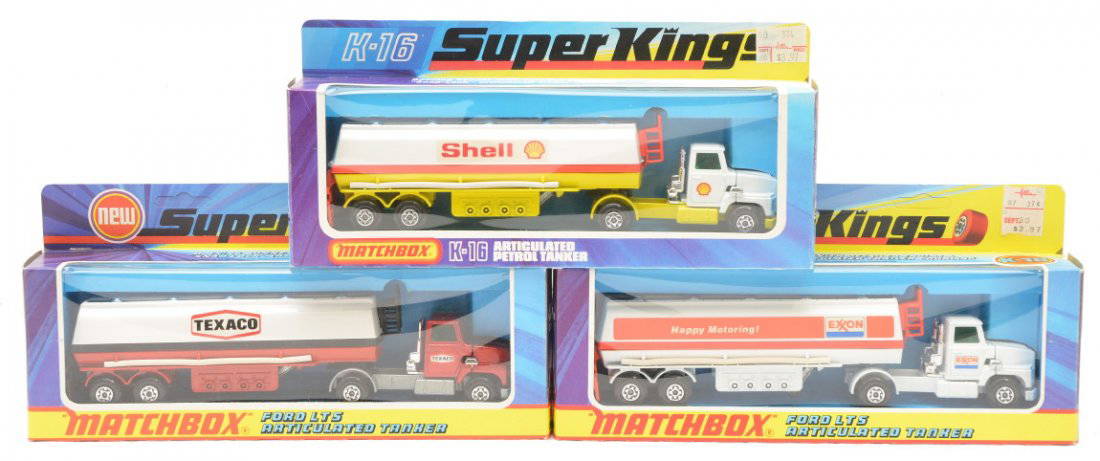 Matchbox Super Kings Exxon Texaco Shell Tankers