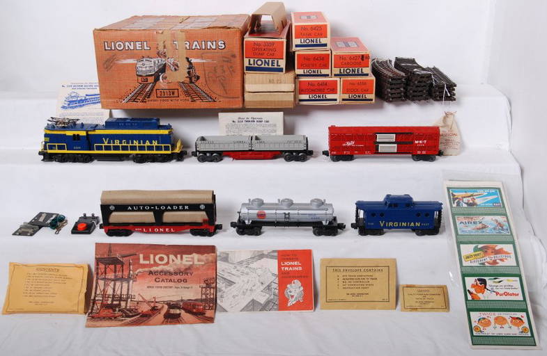 Mint Lionel 2513w Boxed 2329 Virginian Set