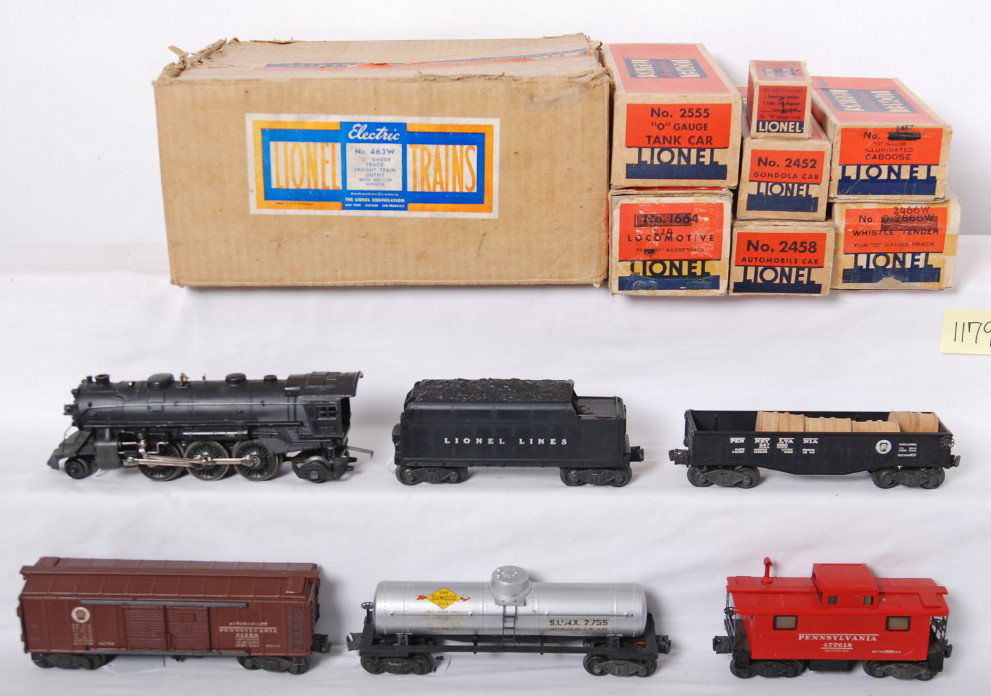 Lionel 463w Freight Train Outfit W/whirly Wheels