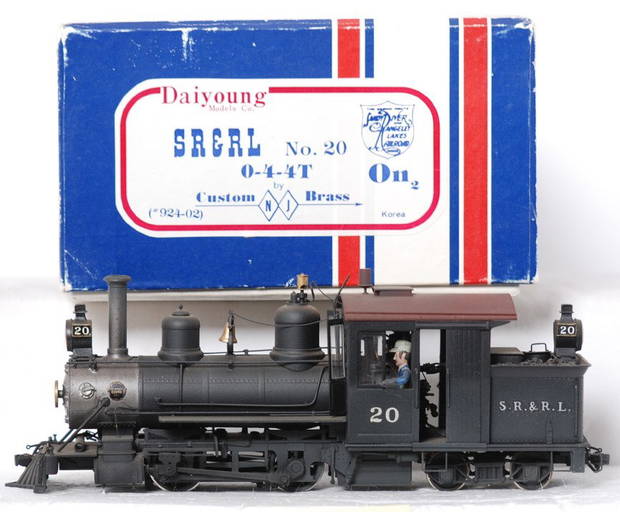 Nj Custom Brass On2 Sr&rl 0 4 4t Steam Locomotive