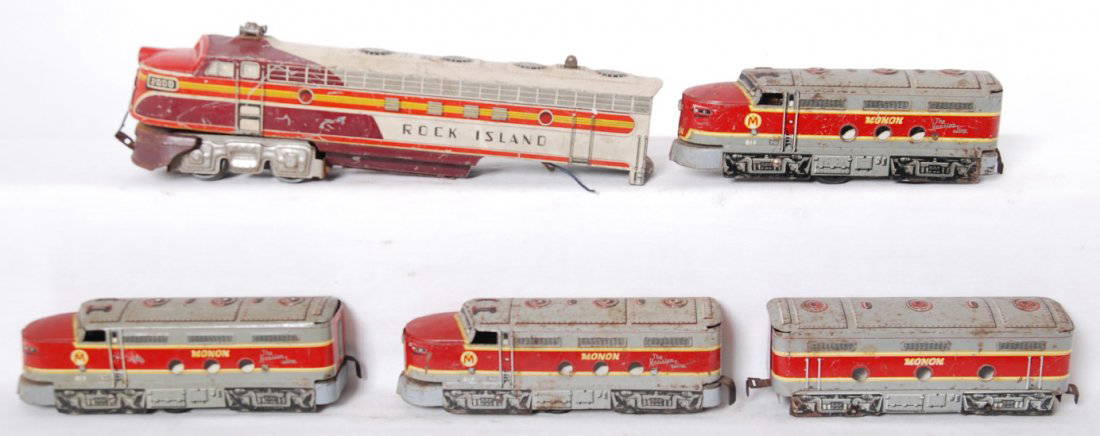 Four Marx Monon Diesels And One Unique Art Rock Island