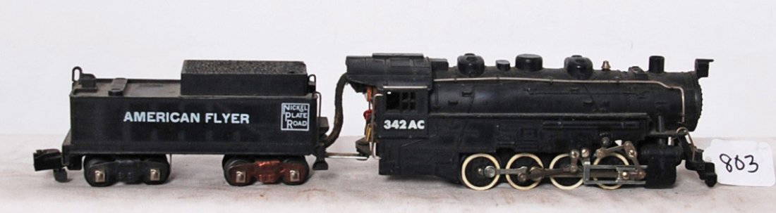 American Flyer 342 Ac Nkp Steam Switcher And Tender