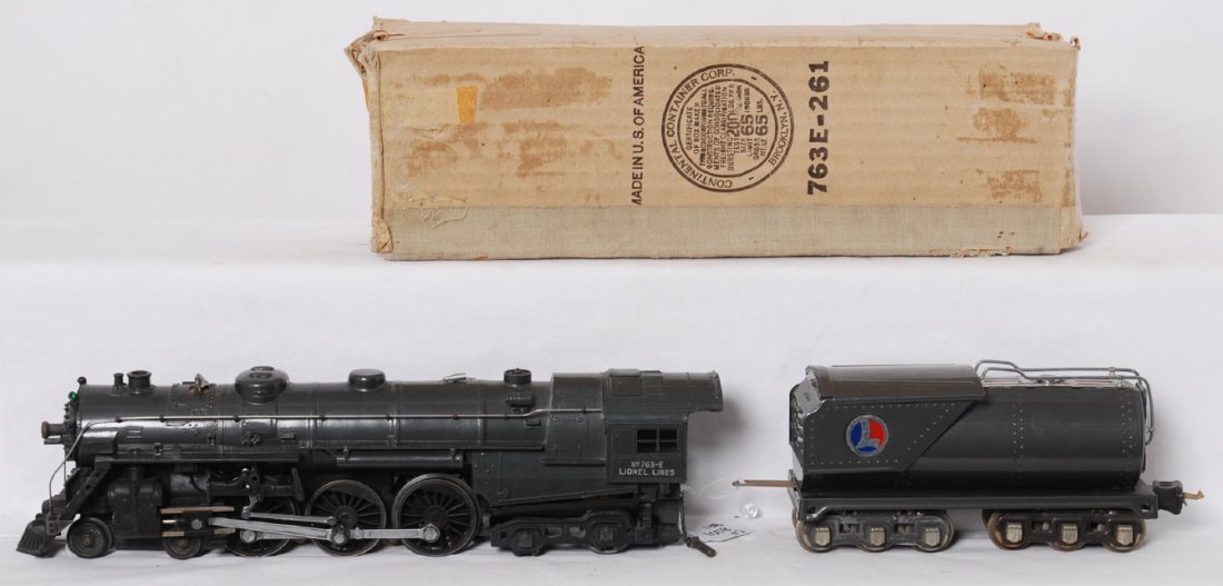 Lionel 763-E and 2263W Hudson type in GM gray