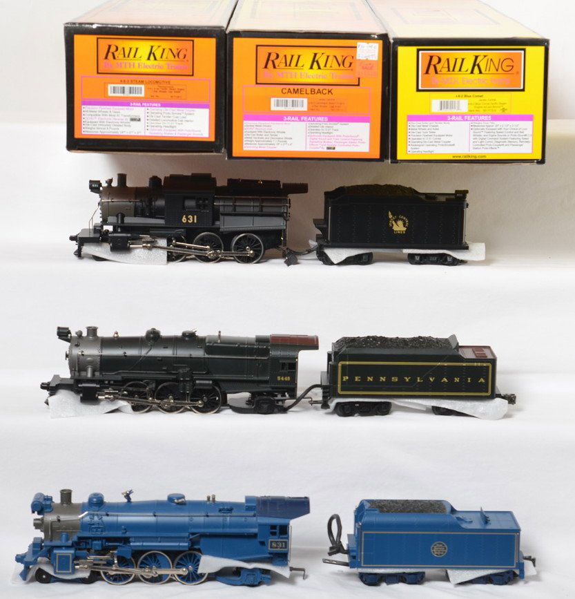 Railking Blue Comet, Camelback and K-4 locos