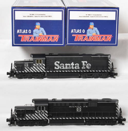 2 Atlas O Rsd 7 Diesel Locomotives With Tmcc