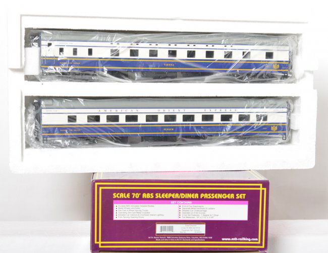 MTH American Orient Express 8 car passenger set : Lot 296