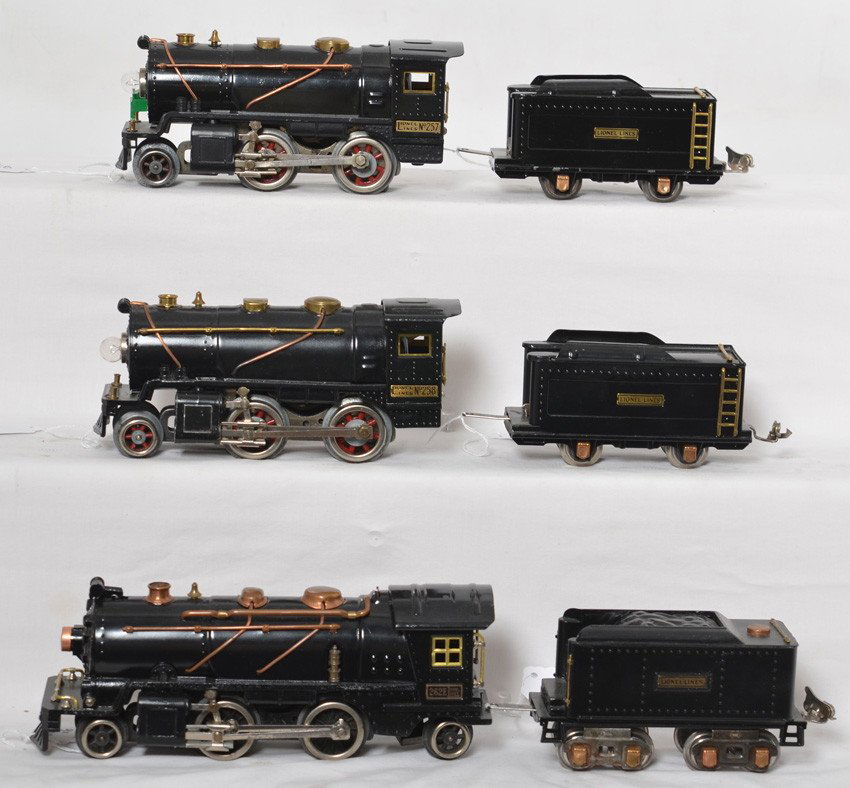 Lionel 257, 258, 262E steam locomotives with tenders - Aug 09, 2013 ...