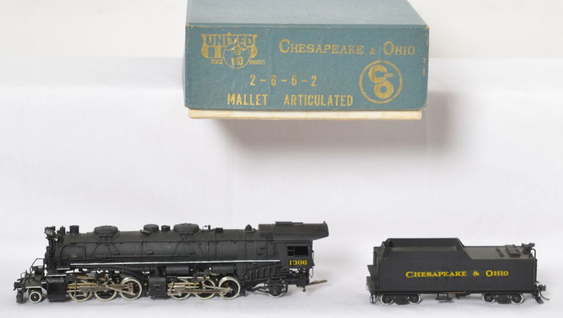 2-6-6-2 PFM C&O 2-6-6-2 mallet steam locomotive