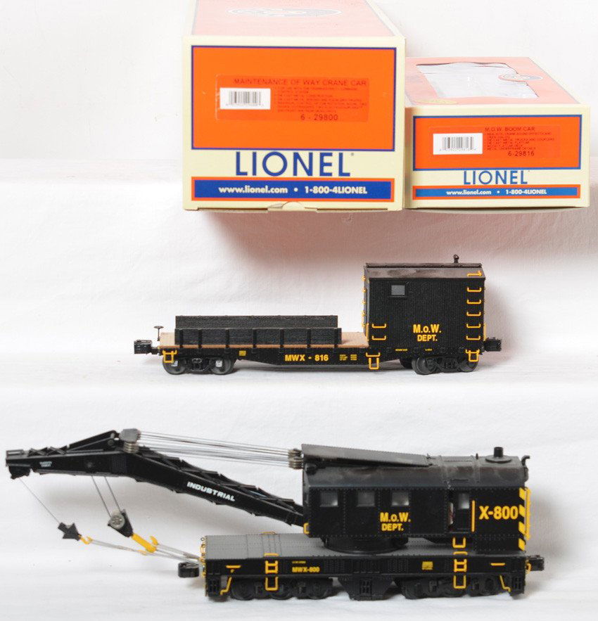 Lionel Tmcc Mow Crane Car And Boom Car