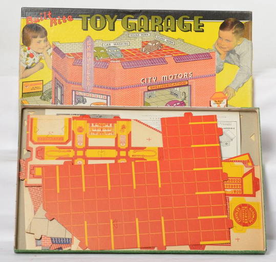 Mint Built Rite Toy Garage Set No. 28