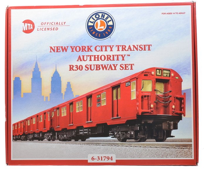 Lionel 31794 NYC Transit Authority R30 Subway Set
