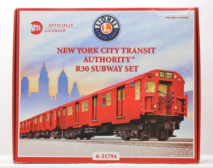 Lionel 31794 NYC Transit Authority R30 Subway Set - Sep 21, 2013 ...