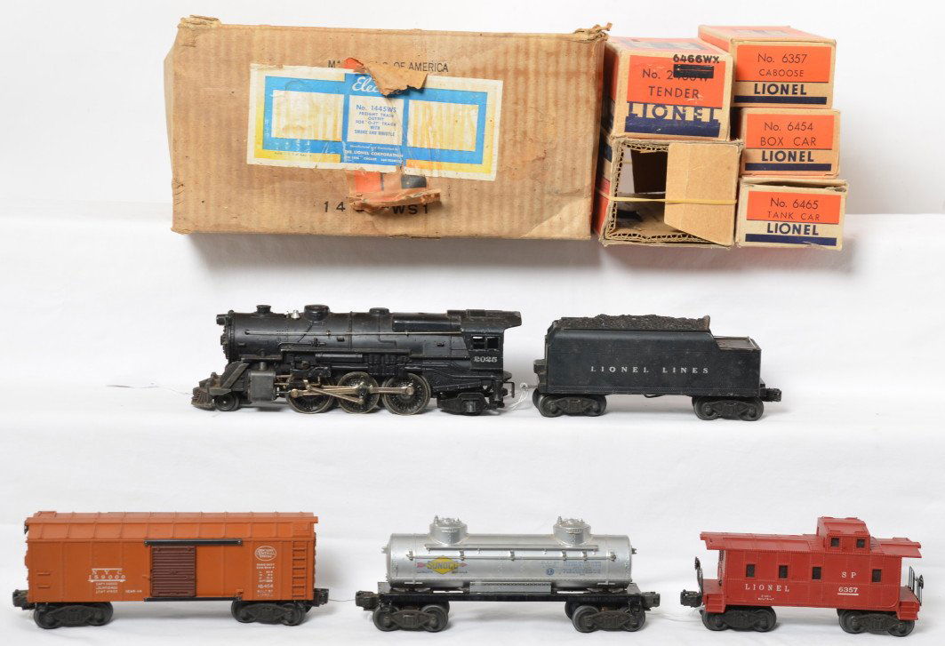 Lionel No. 1445ws Freight Train Set In Original Boxes
