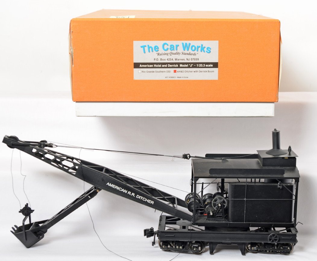 Car Works Gauge 1 AH&D ditcher with Derrick boom - Oct 26, 2013 | Stout ...