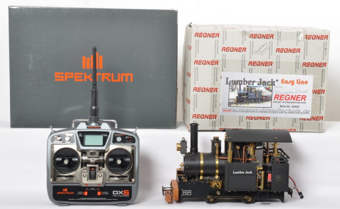 Regner live steam lumber jack with RC control