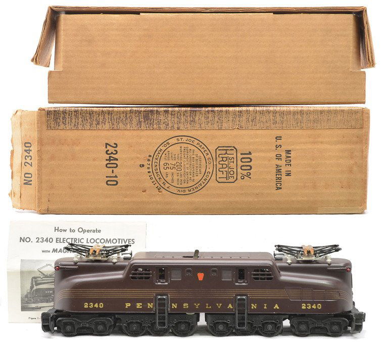 Lionel 2340 Tuscan PRR 5-Stripe GG1 LN OB