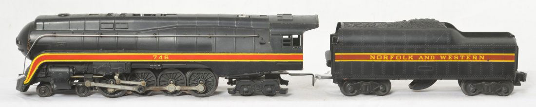 Lionel 746 N&W J class steam loco and long stripe - Jan 18, 2014 ...